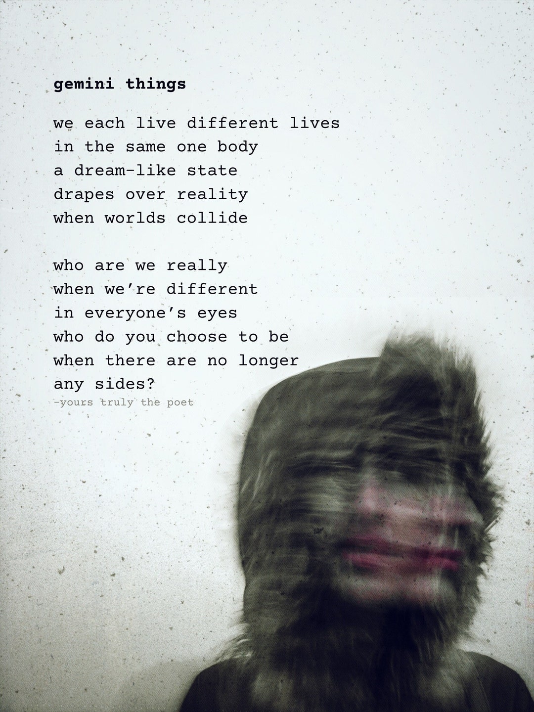 Anxiety Masking Poem Print Wall Poster Decor- Ready to Print ...