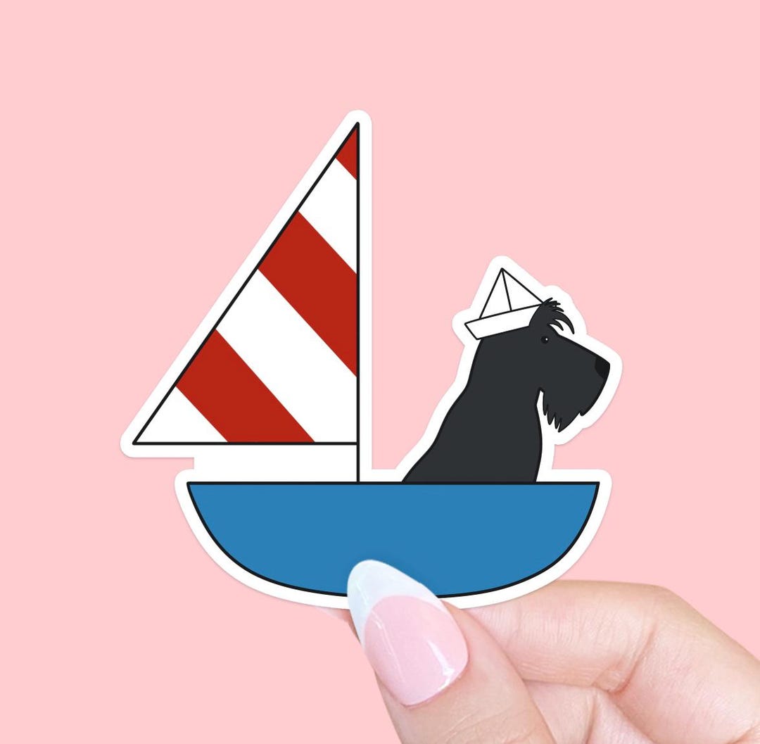 Scottish Terrier Sticker, Scottie Dog Sticker, Scottish Terrier Gifts ...