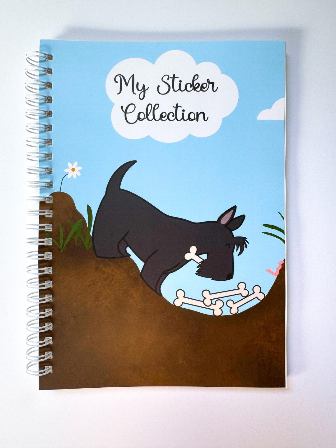 Scottish Terrier Reusable Sticker Book A5, Scottie Dog Sticker Book ...