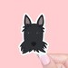 Scottish Terrier Sticker, Scottie Sticker, Side Eye Sticker, Side Eye ...