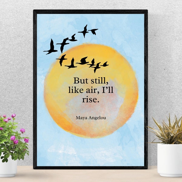Still I Rise Print - Etsy