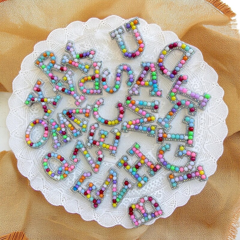 Pearl Iron on Letters - Etsy