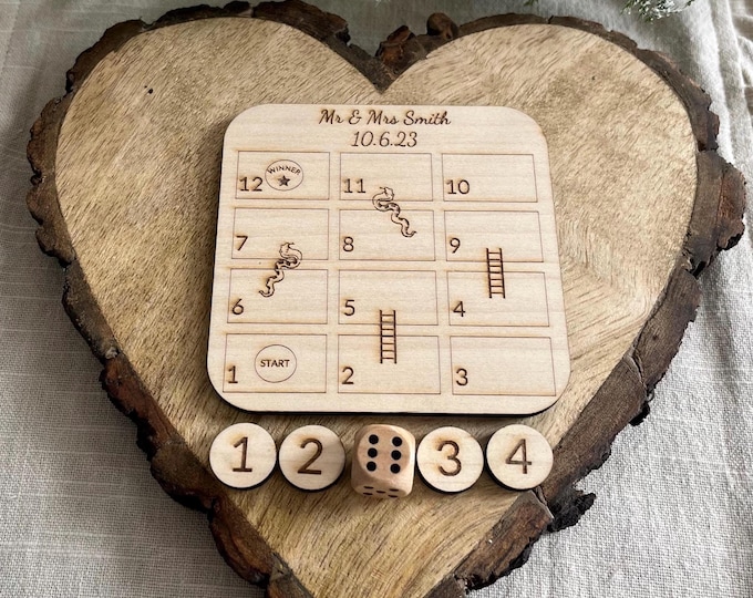 Personalised Table Top Wedding Games Wedding Favours Wedding Keepsake ...