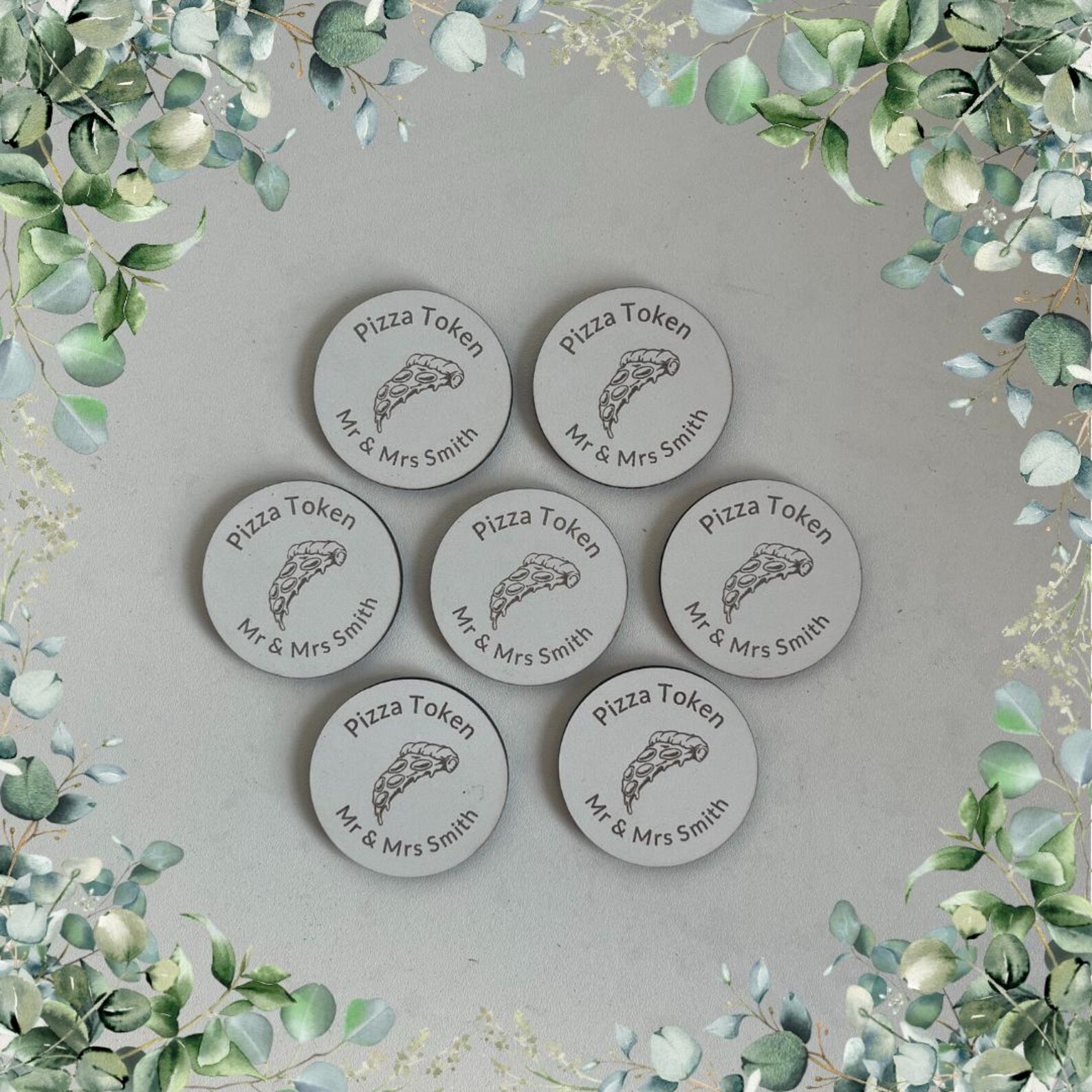 Pizza Tokens Wedding Accessories Wedding Favours Wedding Decor Party ...