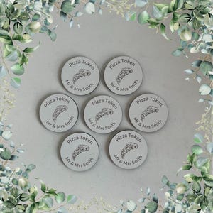 Pizza Tokens Wedding Accessories Wedding Favours Wedding Decor Party ...
