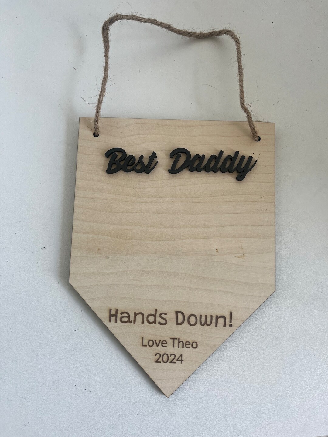 Best Hands Down Sign Dad Mum Grandad Grandma Auntie Uncle Brother ...