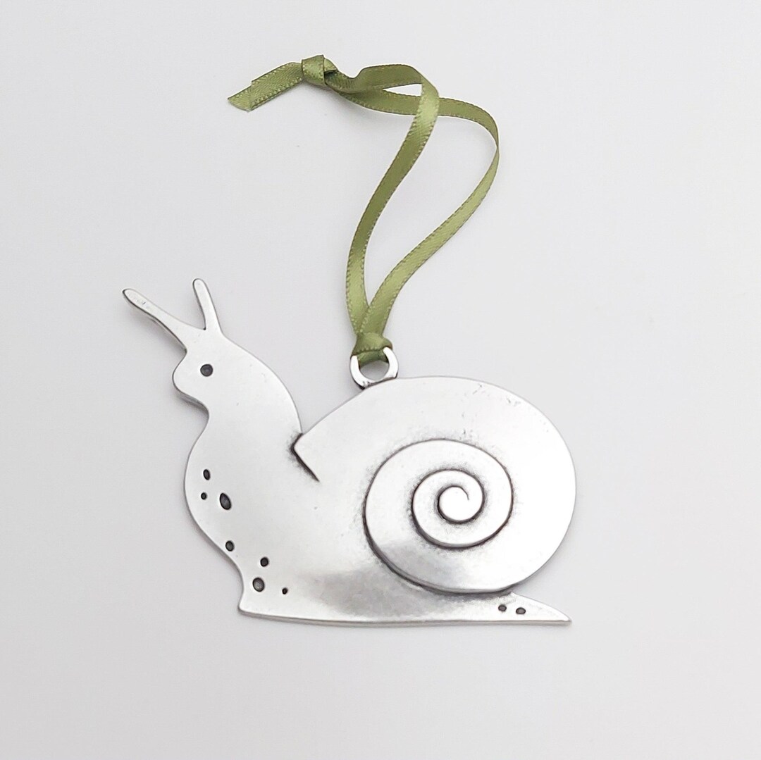 Snail Christmas Tree Holiday Ornament - Etsy