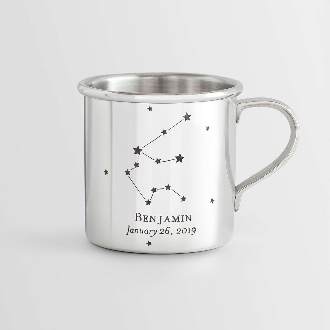 Personalized Heirloom Baby Cup Constellations - Etsy