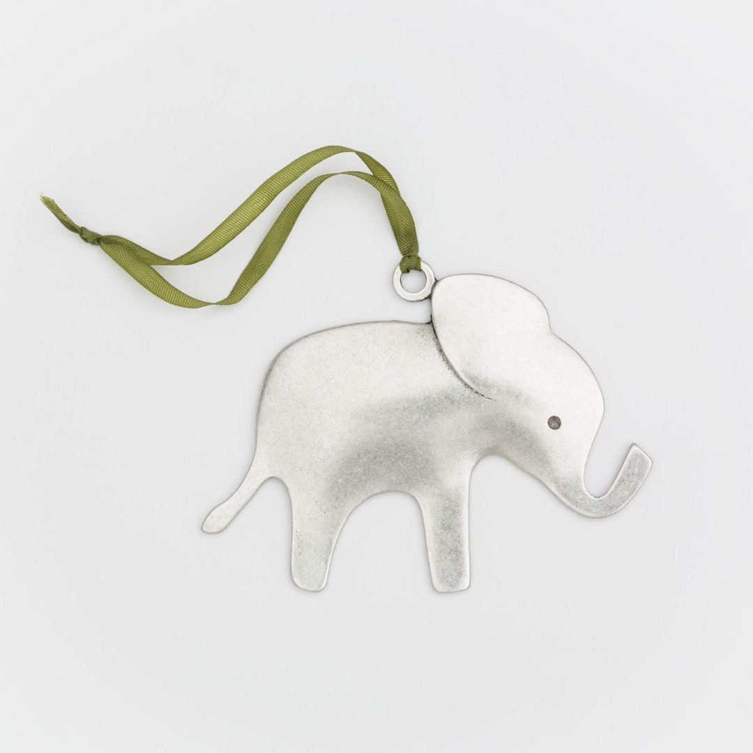Elephant Christmas Tree Holiday Ornament - Etsy