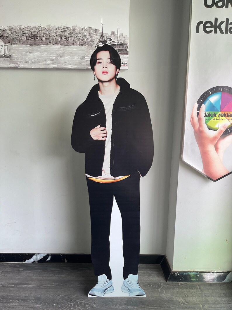BTS Jimin Bts Group Model Plastic, Custom Cutouts, Celebrity Cutouts ...
