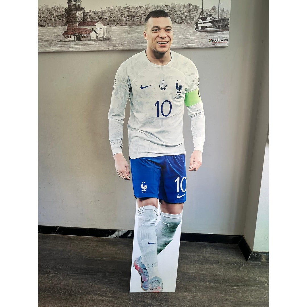 Kylian Mbappé Life Size Cutout Plastic Model, Custom Cutouts, Celebrity ...