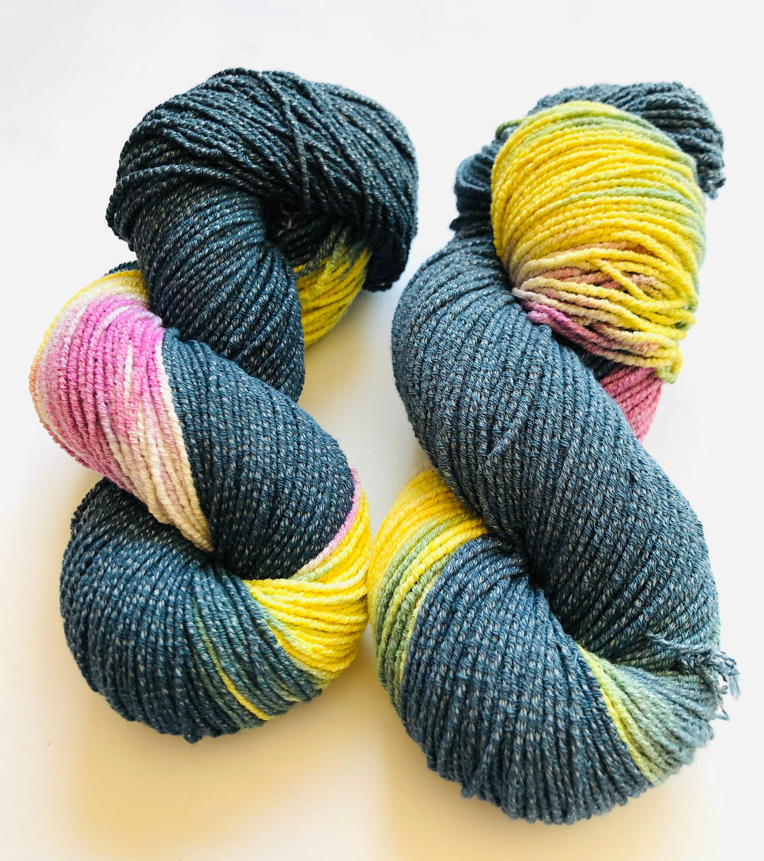 DRAMA QUEEN Hand-dyed Yarn Plant Based Yarn Non-wool Yarn Hand Knit ...