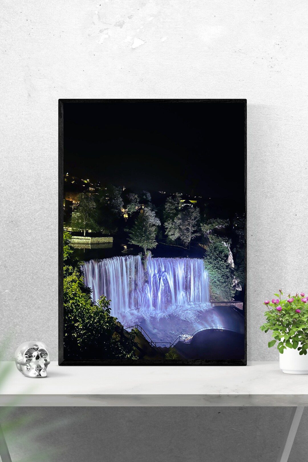 Waterfall Landscape Printable Waterfall Printable Digital Download ...