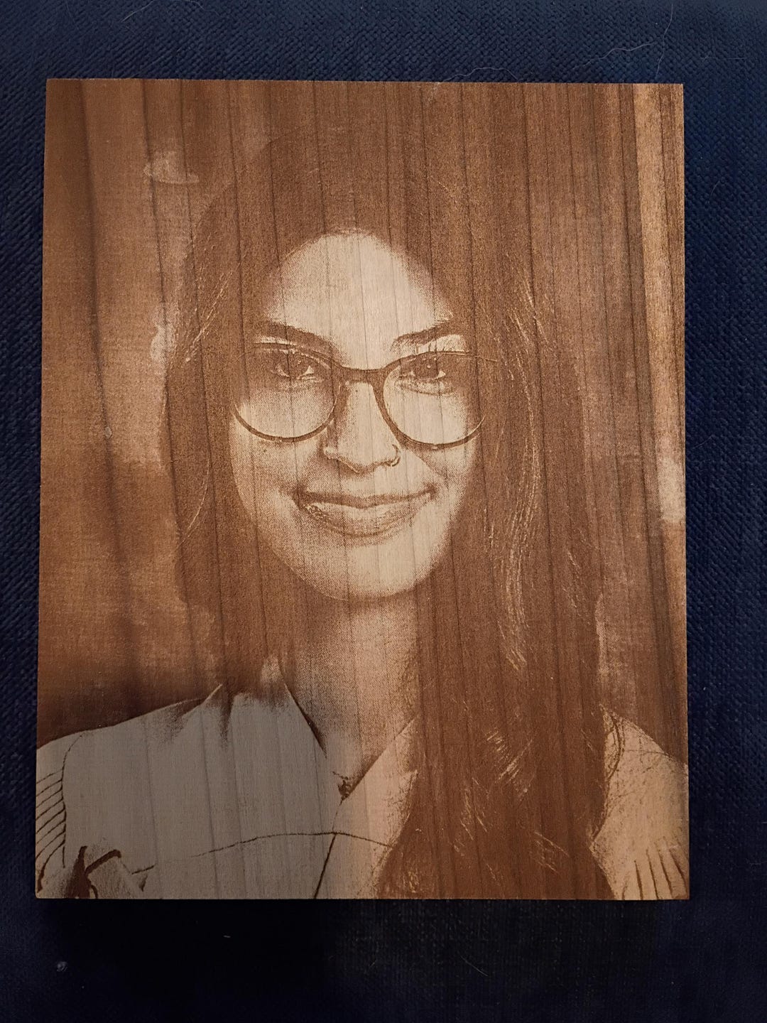 Custom Graduation Wood Engraved Graduation Portrait - Etsy