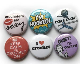 Crochet Badges - Etsy