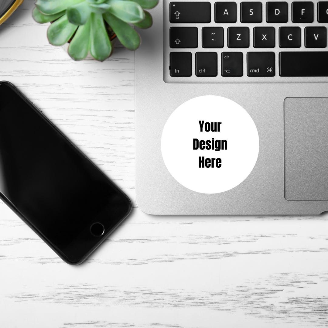 Laptop Sticker Mockup Lifestyle Sticker Mock up Keypad Decal Mockups ...