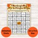 Thanksgiving Find Someone Who Game, Thanksgiving Mix and Mingle, Human ...