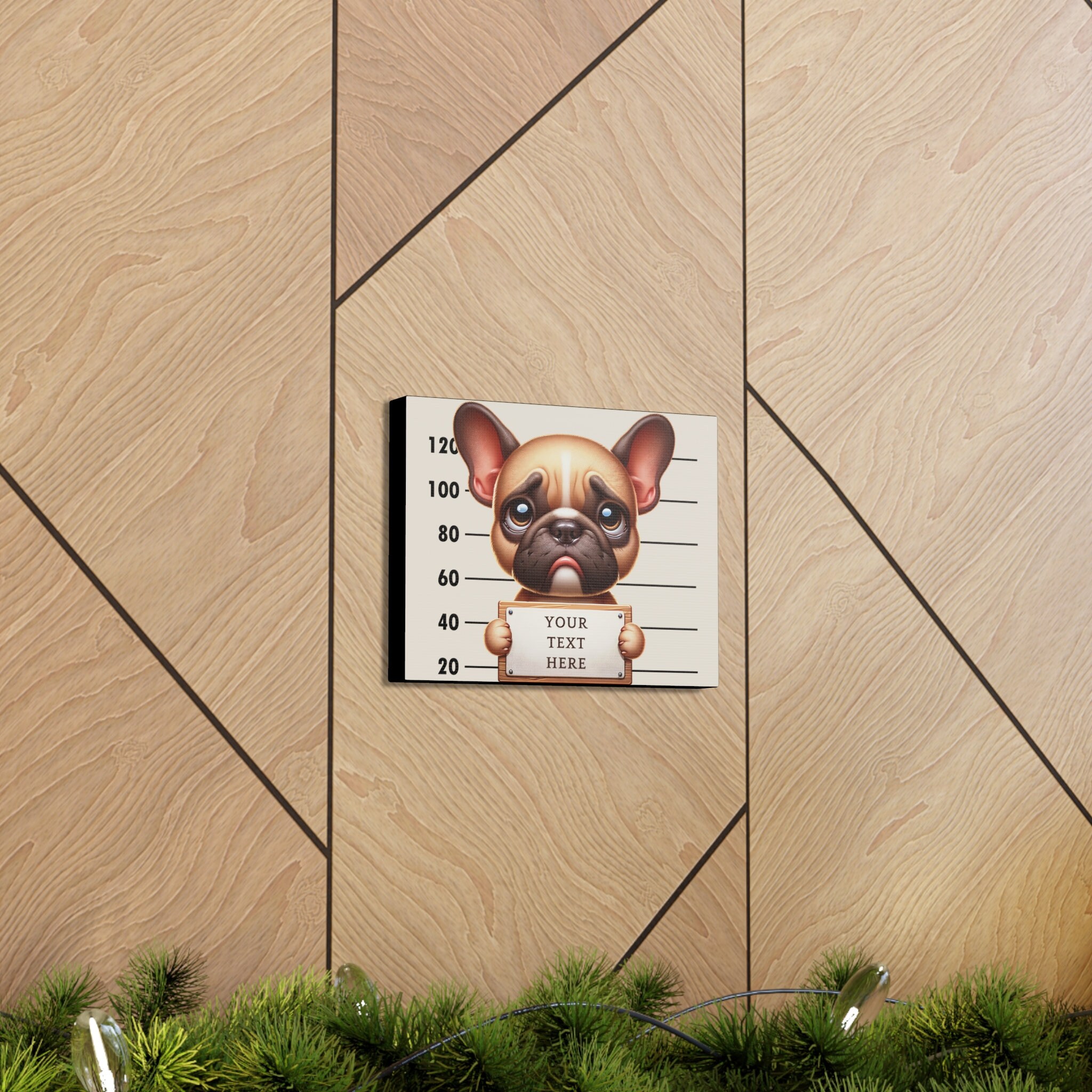 10x8 Custom Dog Wall Art French Bulldog Prison Canvas - Etsy