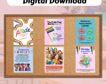 Pride Month Bulletin Board Posters | LGBTQIA+ Leaders Printables Poster ...