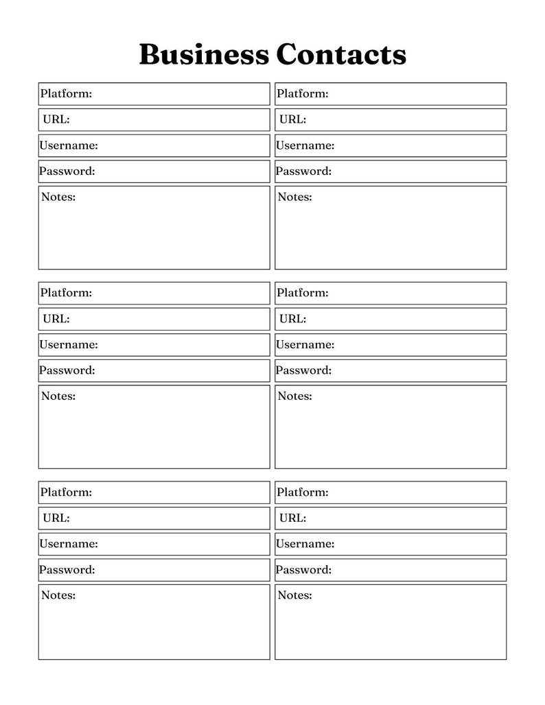 Social Media Post Planner | Content Calendar & Strategy Tracker ...