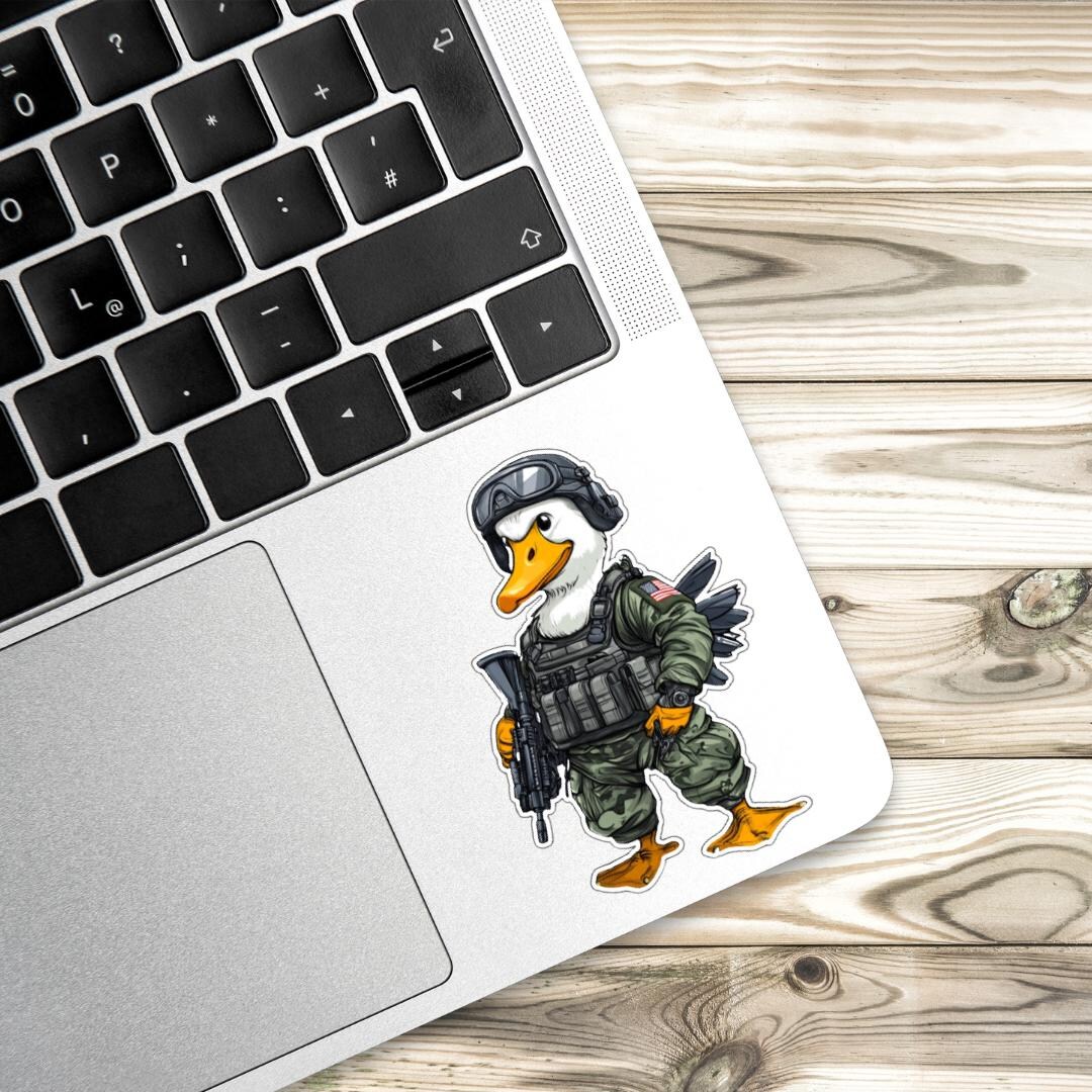 Goose Sticker Tactical American Meme Funny Decal Veteran Gift Unhinged ...