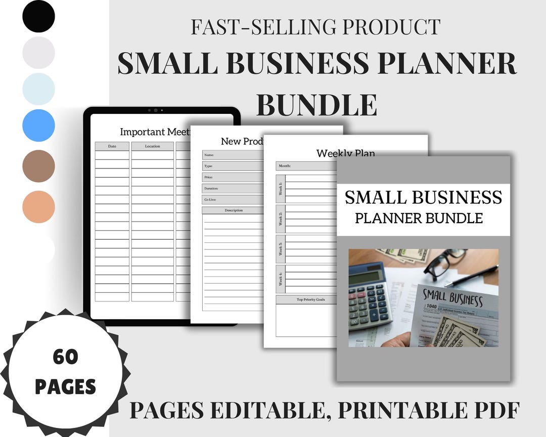 Small Business Planner | Budget, Inventory & Goal Tracker ...