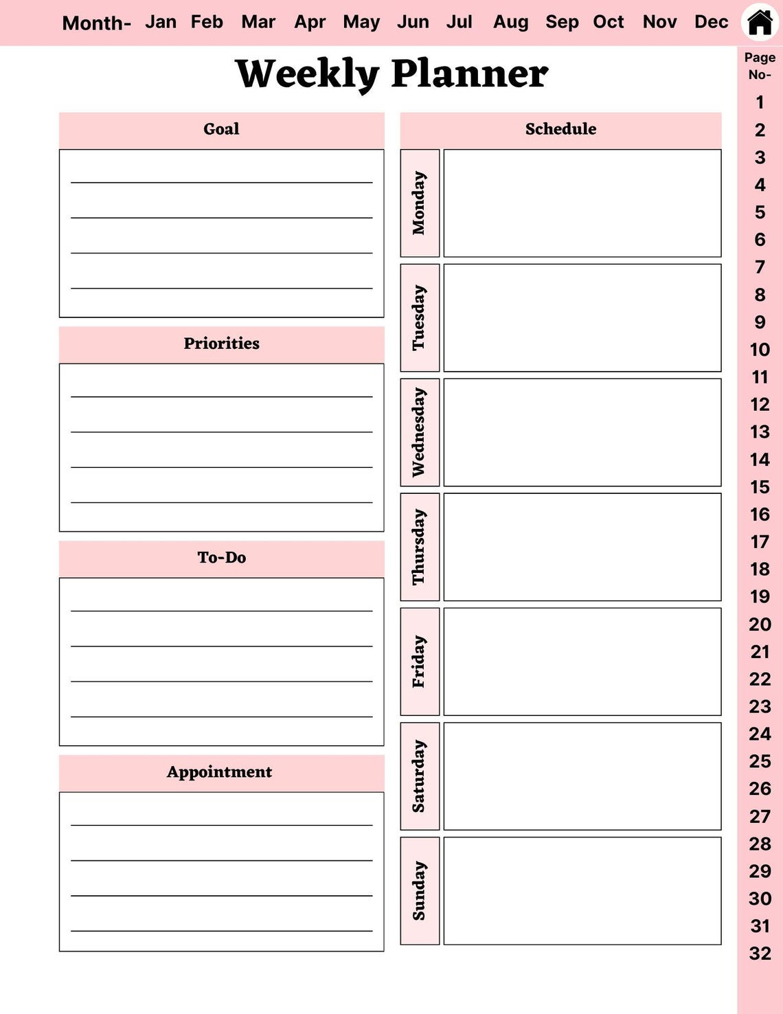 2025 Digital Vision Board Planner: Goal Setting Template (printable) - Etsy