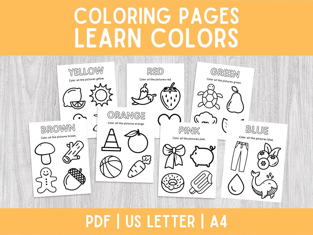 10 Printable Coloring Pages for Kids, Toddlers, Preschoolers, Preschool ...