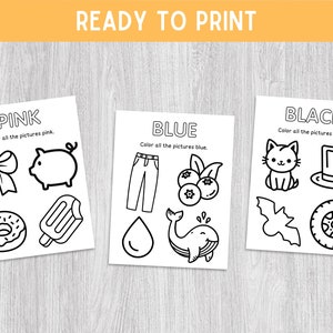 10 Printable Coloring Pages for Kids, Toddlers, Preschoolers, Preschool ...