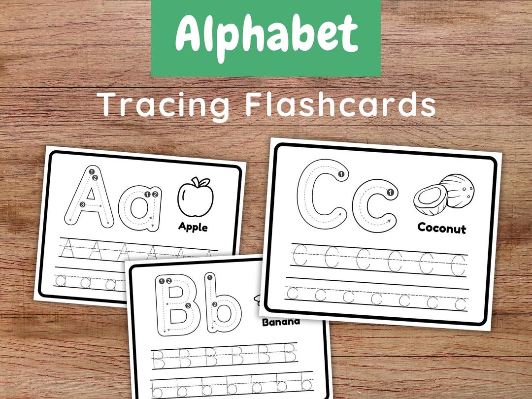 Alphabet Worksheets, Flashcards, Printable Preschool & Kindergarten ...
