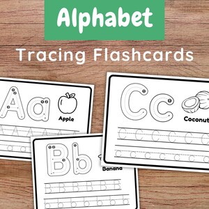 Alphabet Worksheets, Flashcards, Printable Preschool & Kindergarten ...