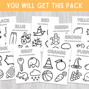 10 Printable Coloring Pages for Kids, Toddlers, Preschoolers, Preschool ...