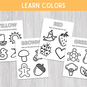 10 Printable Coloring Pages for Kids, Toddlers, Preschoolers, Preschool ...