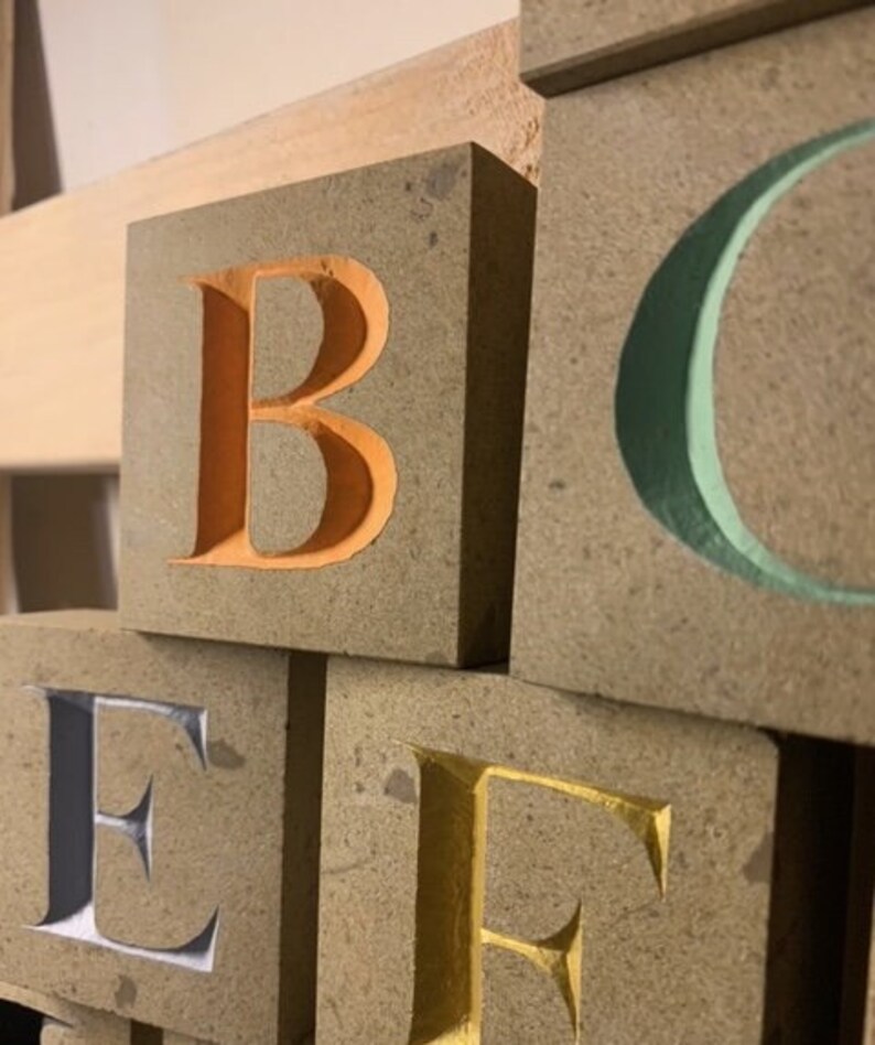 Custom Stone Cut Alphabet Letters in English - Etsy