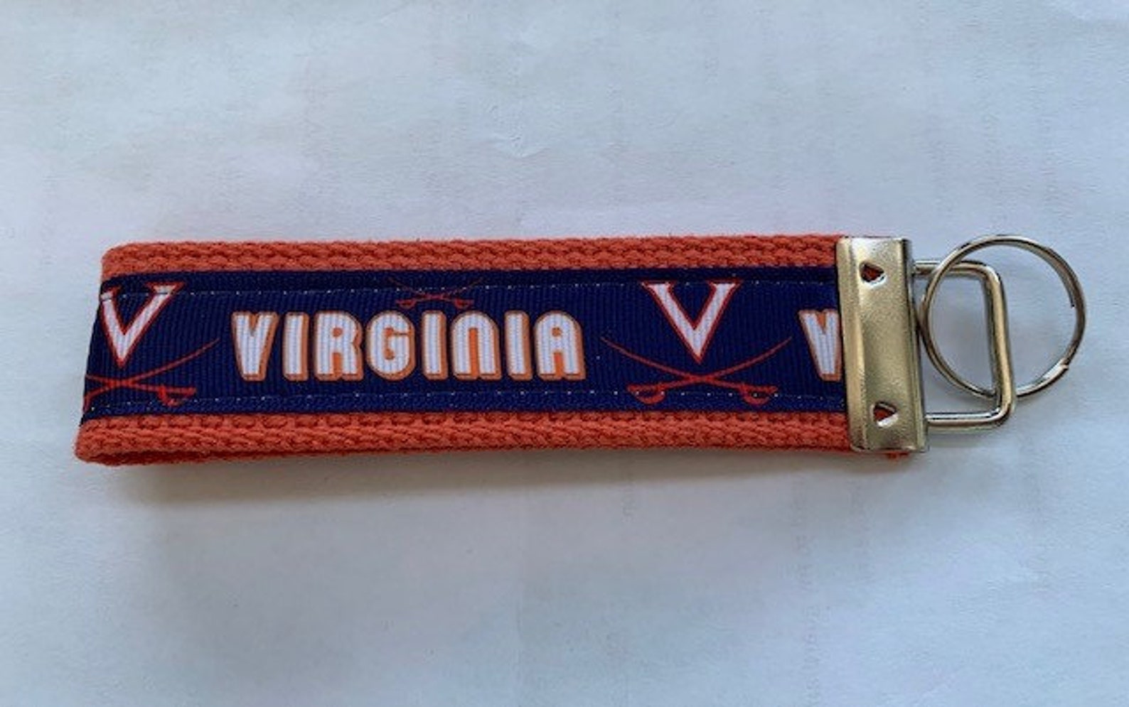 Preppy Fun Keychains Wristlet Key Fobs College Collegiate - Etsy