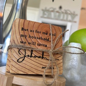 JW Gift Set~ Simple Modern Wood Engraved Design - Etsy