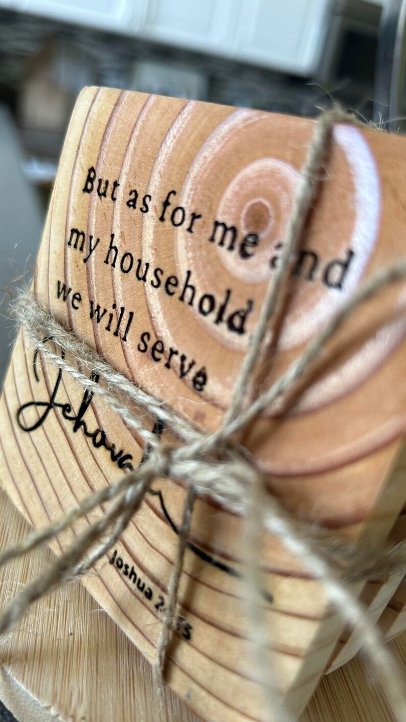 JW Gift Set~ Simple Modern Wood Engraved Design - Etsy