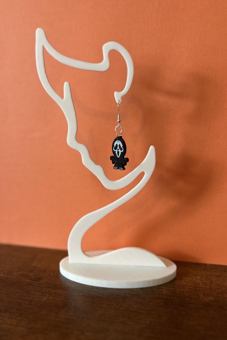 Scream Ghostface Beetlejuice Horror Character Earrings Halloween - Etsy