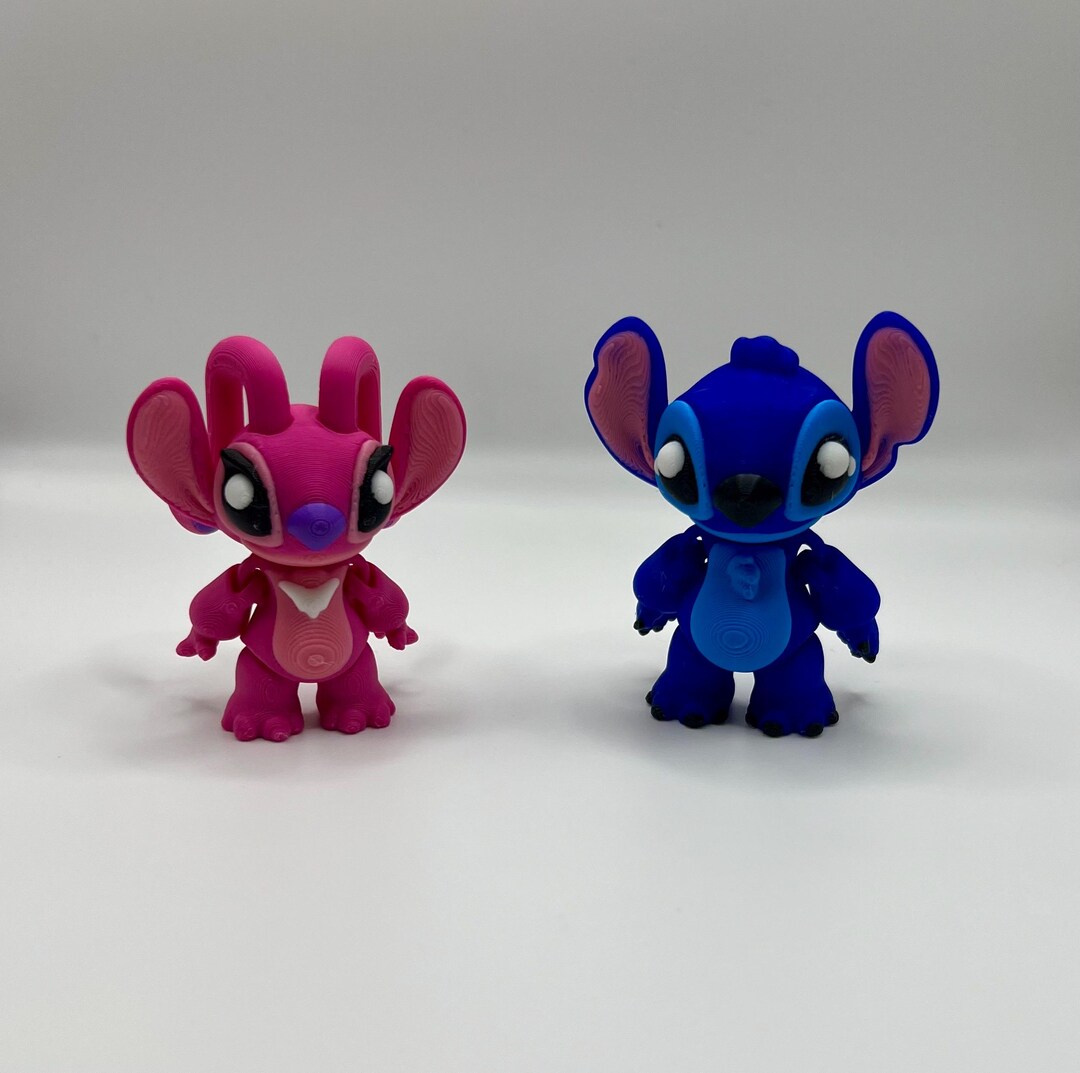 Miniature Stitch and Angel Figures Lilo and Stitch - Etsy