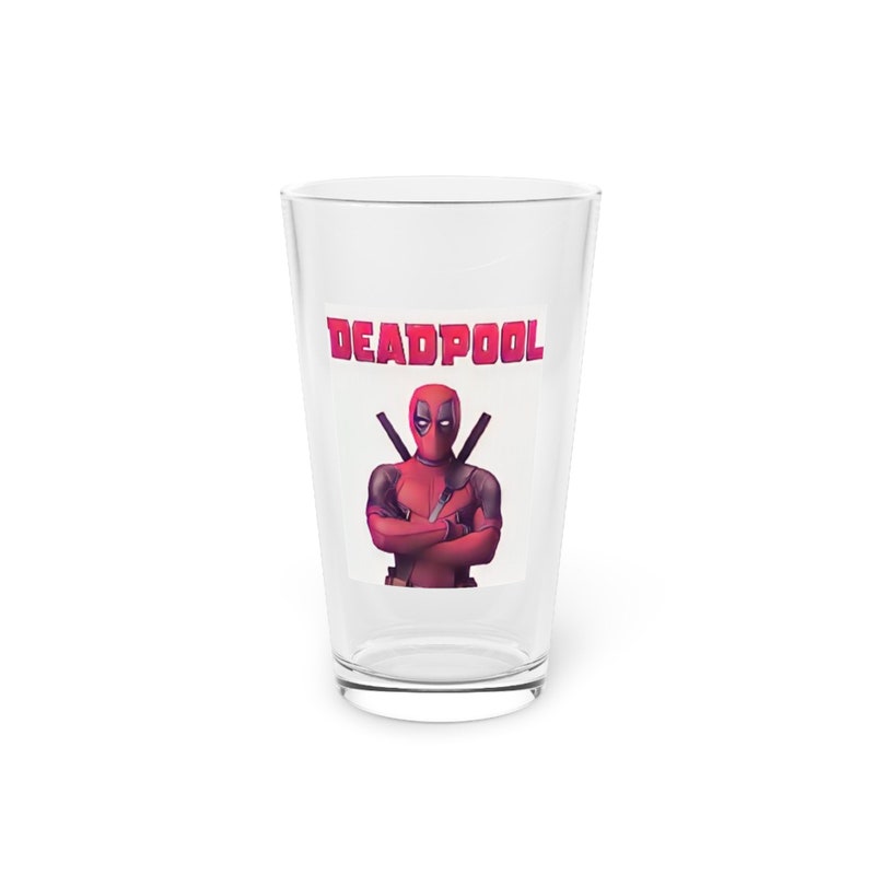 Glass for Drink Deadpool - Etsy