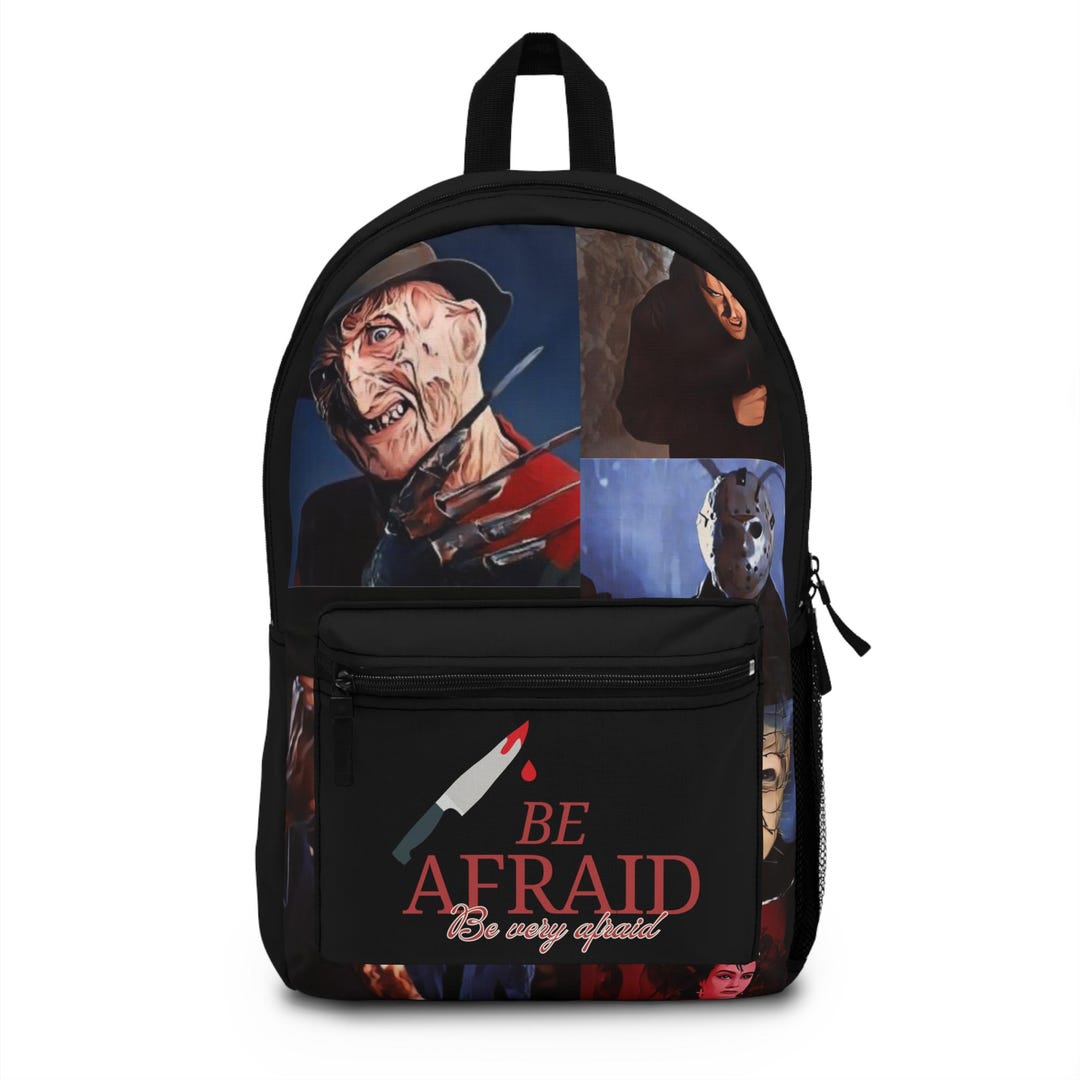 80's Horror Collage Backpack - Etsy
