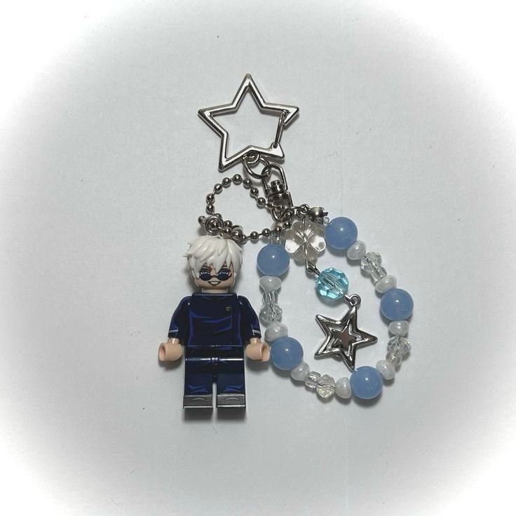 Lego Jujutsu Kaisen JJK Keychains anime Merch satoru Gojo geto Suguru ...