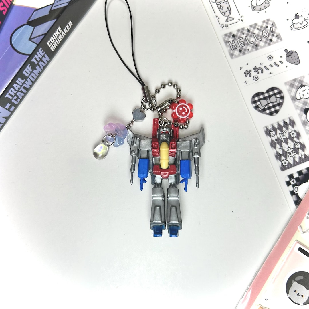 G1 Transformers Starscream Phone Charm Mini Keychains Starscream ...