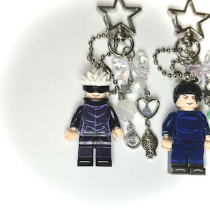 Lego Jujutsu Kaisen JJK Keychains |anime Merch |satoru Gojo |geto ...