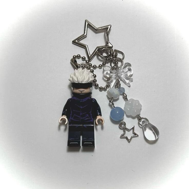 Lego Jujutsu Kaisen JJK Keychains anime Merch satoru Gojo geto Suguru ...