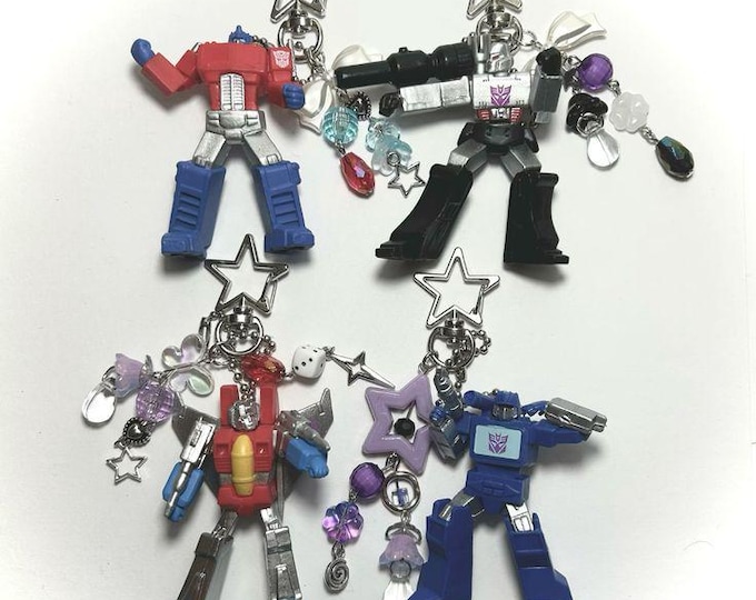 G1 Transformers Keychains Ver. 2 Megatron | Soundwave | Optimus Prime ...