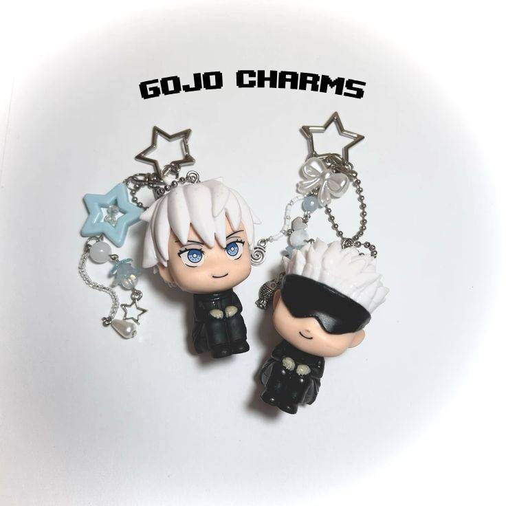 JJK Satoru Gojo Keychains Cute Kawaii Accessory Bag Charm Anime ...
