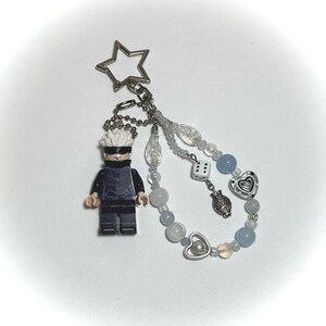 Lego Jujutsu Kaisen JJK Keychains anime Merch satoru Gojo geto Suguru ...