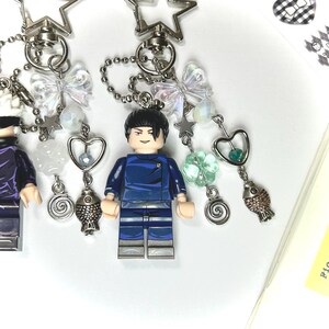 Lego Jujutsu Kaisen JJK Keychains |anime Merch |satoru Gojo |geto ...