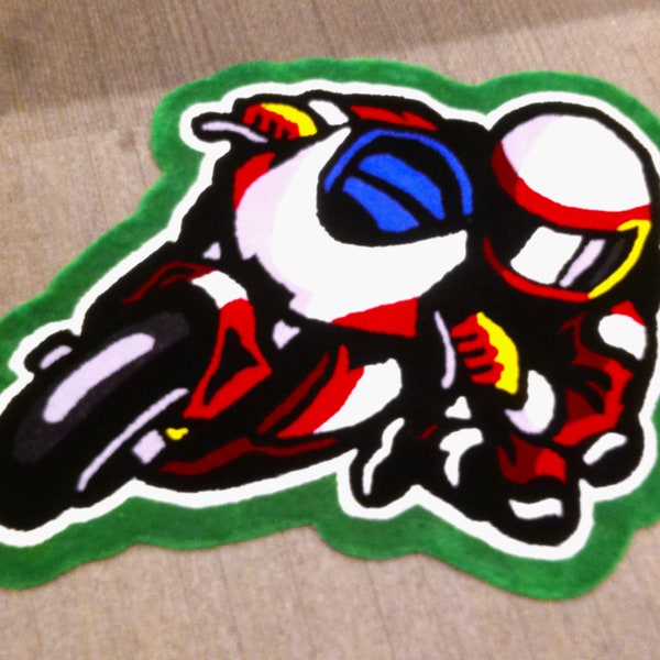 Motorcycle Rug - Etsy